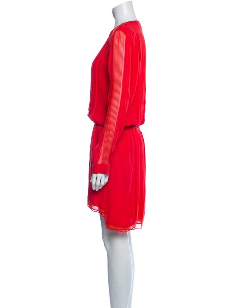 DVF Red Work Dress, Women's Fashion, Dresses & Sets, Dresses on Carousell