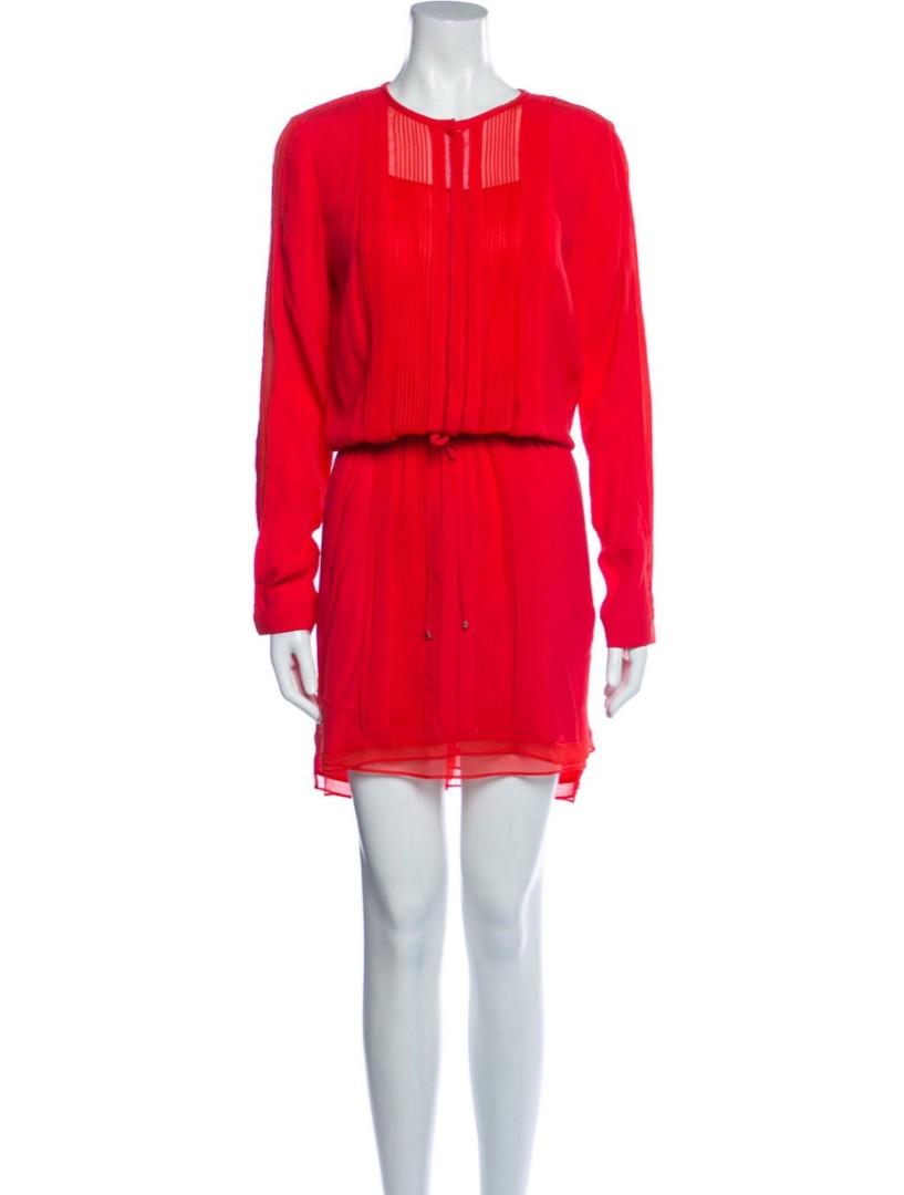 DVF Red Work Dress, Women's Fashion, Dresses & Sets, Dresses on Carousell