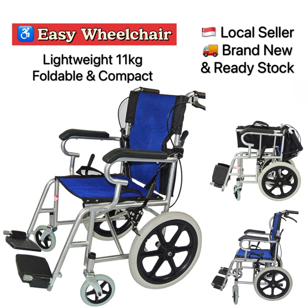 Easy Wheelchair, lightweight, foldable & compact. Suitable for ...