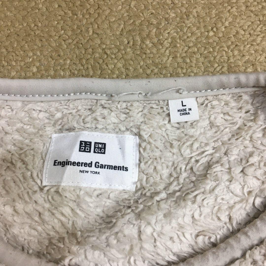 Engineered Garments Uniqlo Deep Pile Patchwork Sherpa Fleece sweatshirt ...
