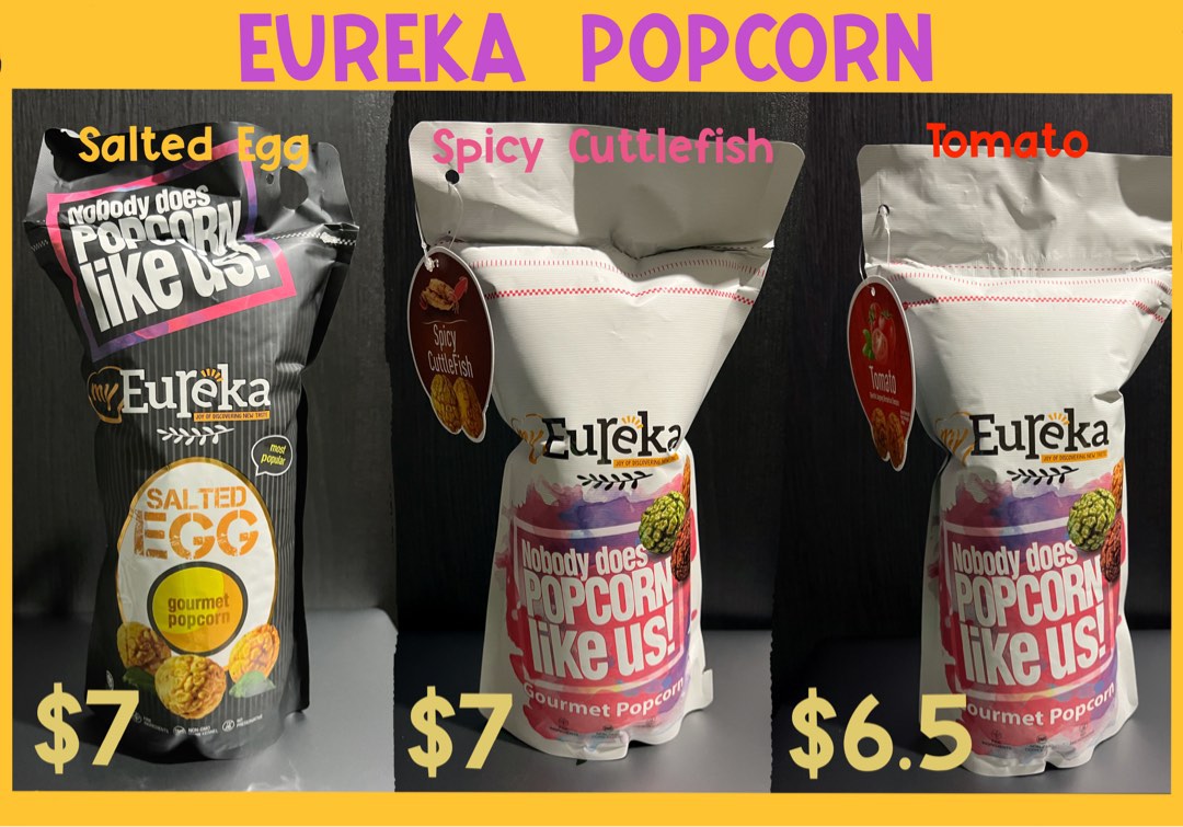 Eureka Popcorn, Food & Drinks, Packaged & Instant Food on Carousell