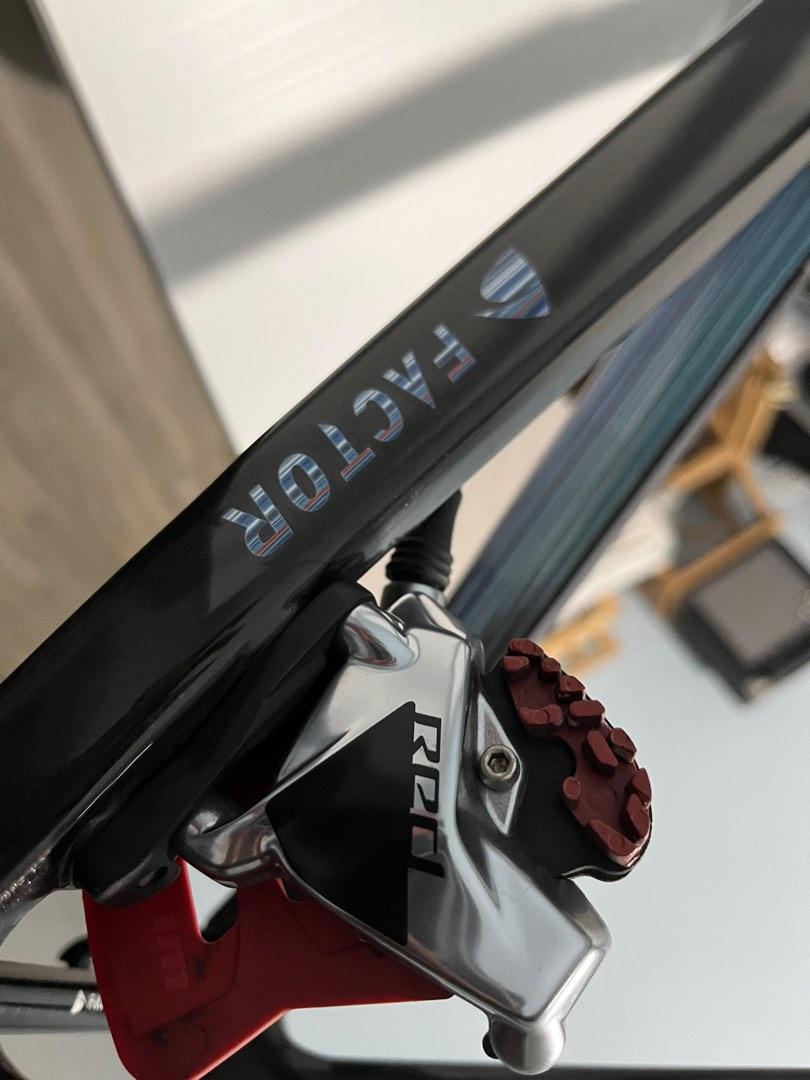 Factor Ostro VAM 49 Frameset with SRAM Red Hydraulic Brake Kit and ...