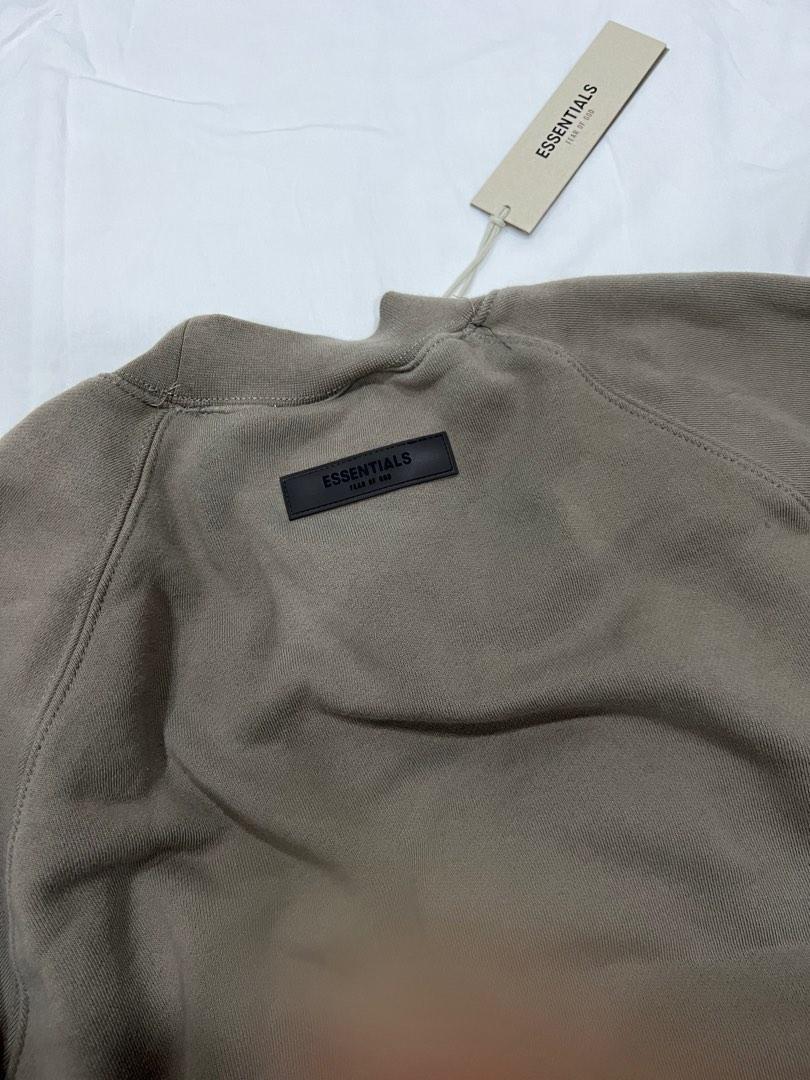 Fear Of God Essentials FOG sweatshirt brown, Men's Fashion, Coats ...