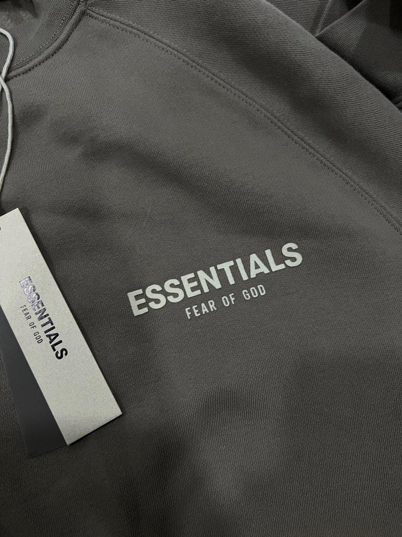 Fear Of God Essentials FOG sweatshirt brown, Men's Fashion, Coats ...