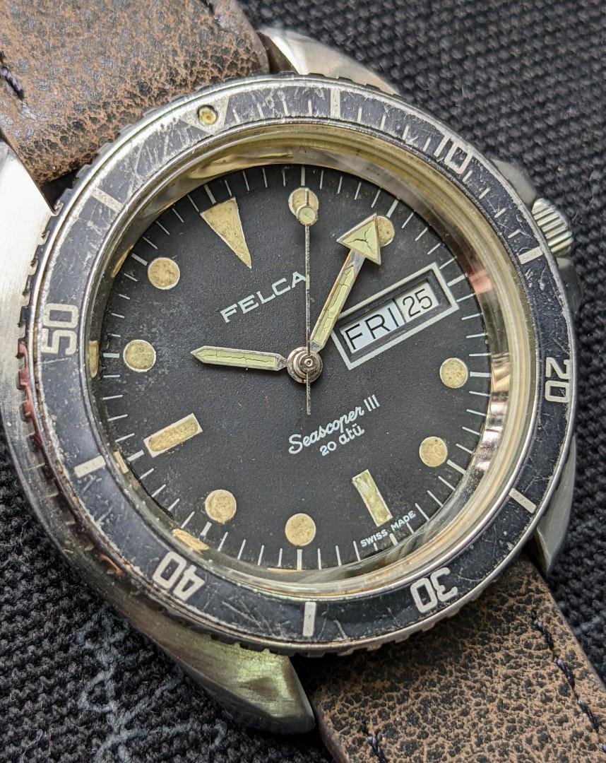 Felca Seascoper III Automatic Divers Watch, Men's Fashion, Watches ...