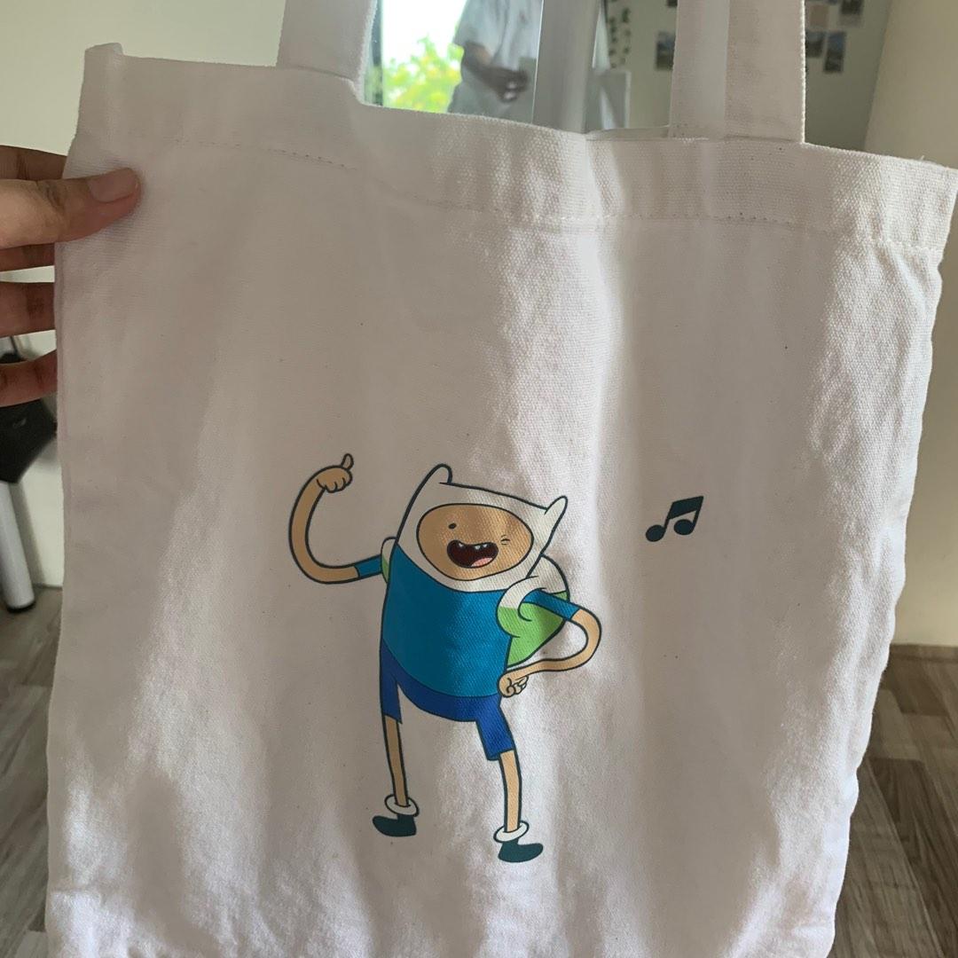 Finn Adventure Time Minimal Tote Bag from Miniso, Women's Fashion, Bags ...