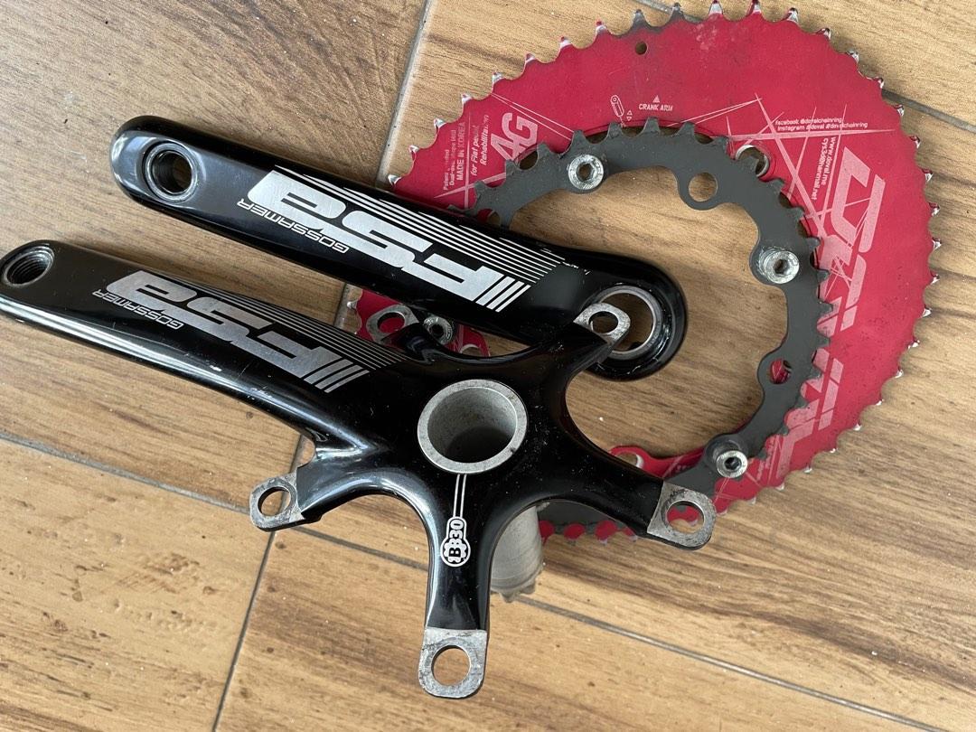 FSA crankset 130bcd, oval chainring, 175 arm, Sports Equipment ...