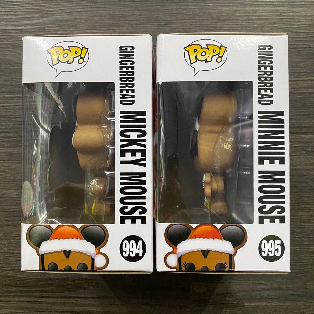 Funko Pop #994 & #995: Disney - Gingerbread Mickey Mouse $ Gingerbread ...