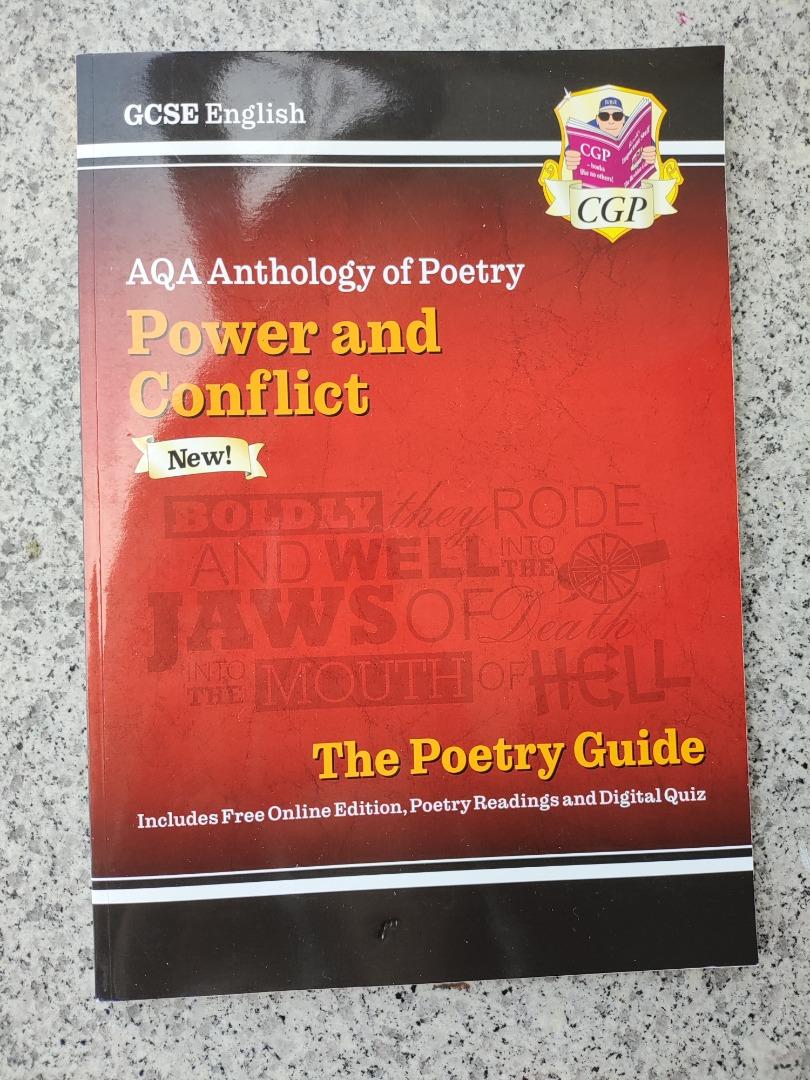 gcse English AQA Anthology poetry power and conflict CGP FULL SET, 興趣及 ...
