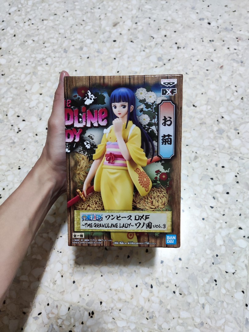 Gold Toei One Piece DXF Grandline Lady Okiku Anime Figure Figurine ...