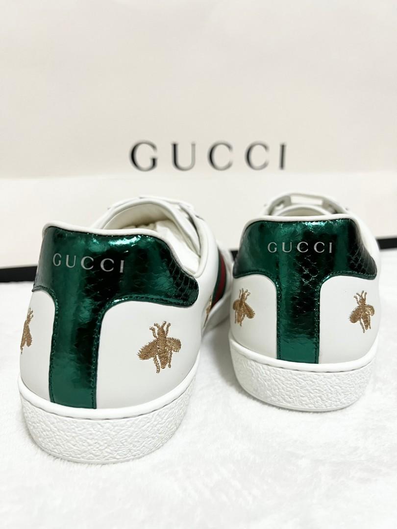 Gucci Bee sneakers, Luxury, Sneakers & Footwear on Carousell