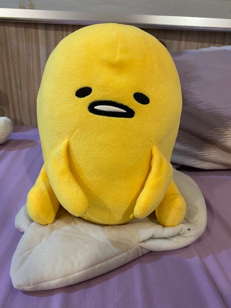gudetama plush toy, Hobbies & Toys, Toys & Games on Carousell