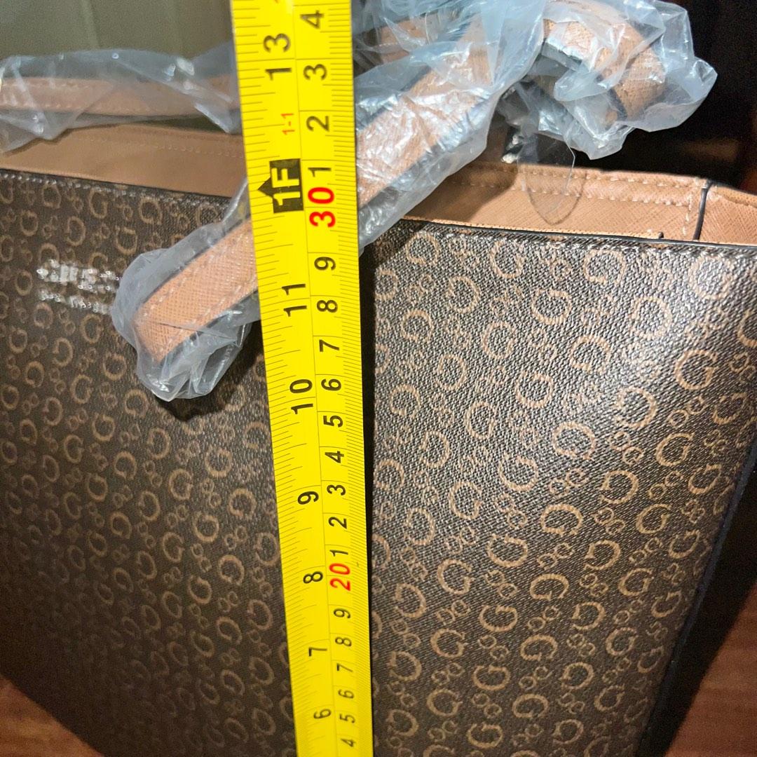 GUESS Monogram Brown Bag BRAND NEW, Women's Fashion, Bags & Wallets ...
