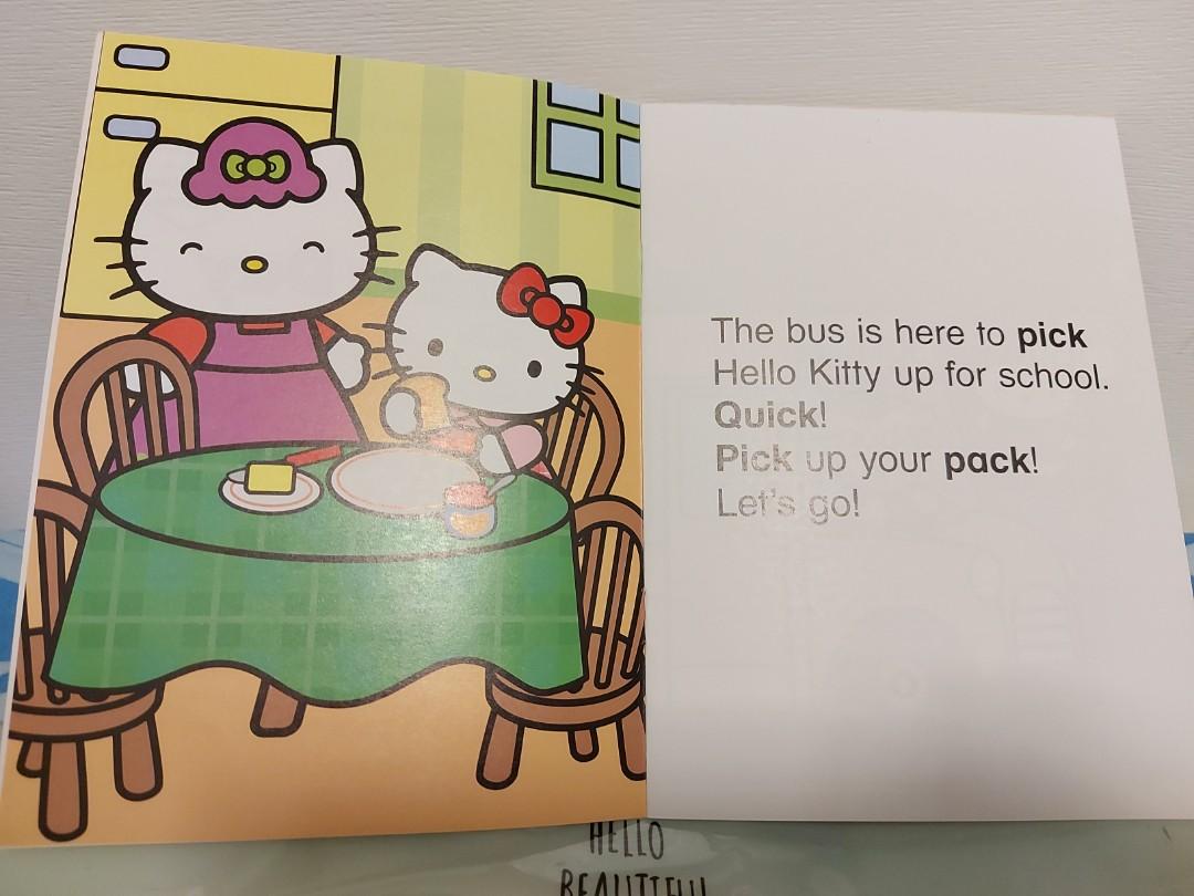 Hello Kitty Phonics 12-Book Reading Program Box Set 英文拼音, 興趣及遊戲, 書本 ...