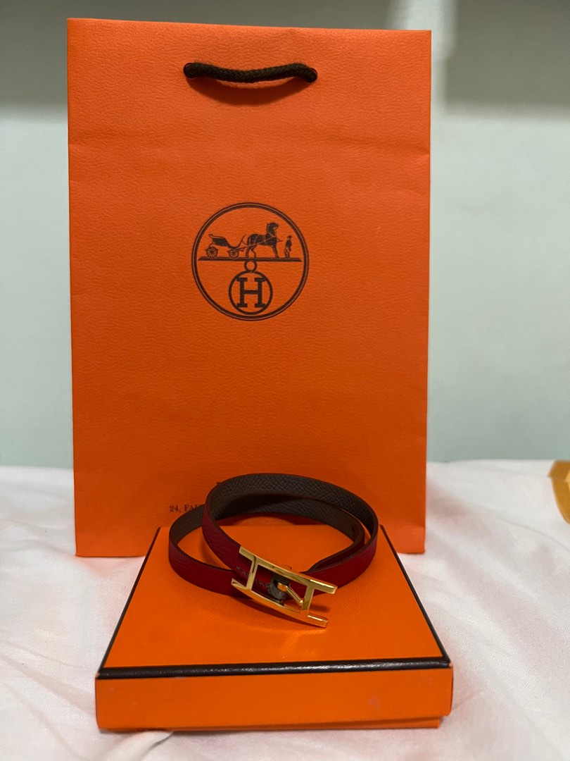 Hermes BeHapi Double Tour Bracelet, Luxury, Accessories on Carousell