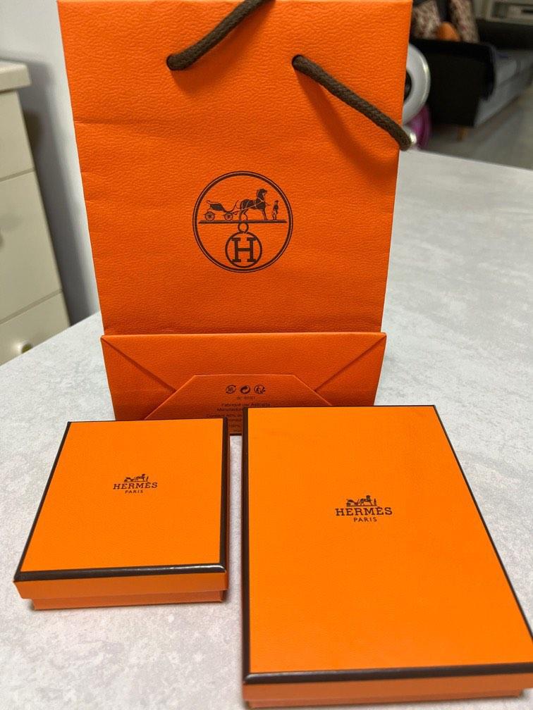 Hermes boxes with paperbag, Luxury, Accessories on Carousell
