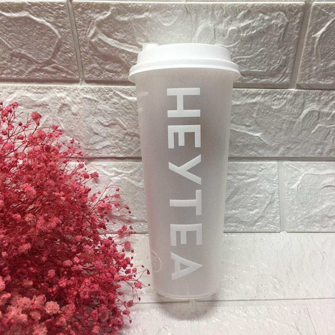 Heytea Singapore Plastic Cup with Lid, Hobbies & Toys, Memorabilia ...
