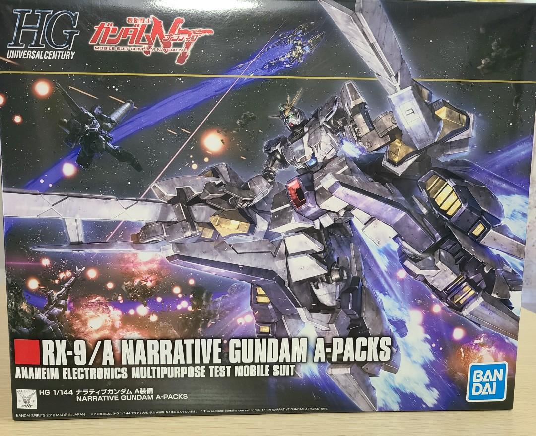 HG RX-9/A NARRATIVE GUNDAM A-PACKS, 興趣及遊戲, 玩具 & 遊戲類 - Carousell