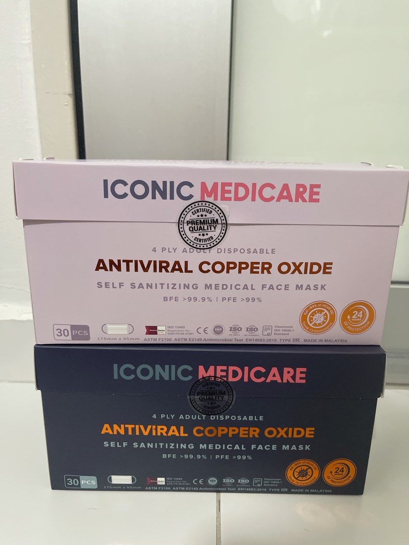 Iconic Face Mask, Health & Nutrition, Face Masks & Face Shields on ...