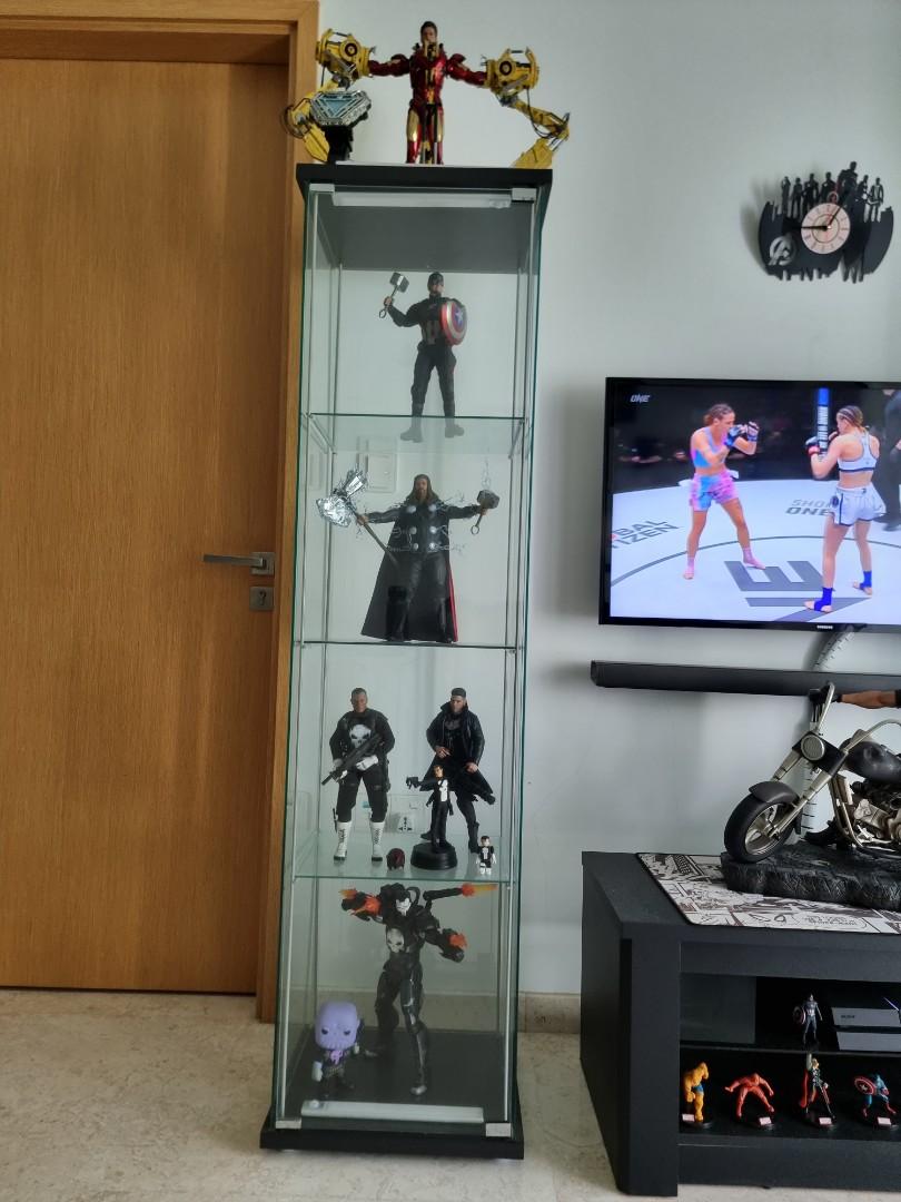 Ikea DETOLF Glass-door cabinet, Furniture & Home Living, Furniture ...