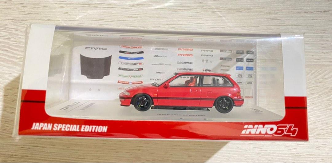 INNO64 HONDA CIVIC FERIO SiR EF9 Red INNO 64 Japan Special Edition ...
