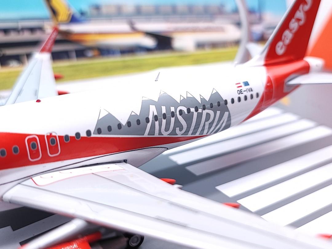 JC Wings 1:200 EasyJet Europe A320-200 OE-IVA (Austria Livery), Hobbies ...