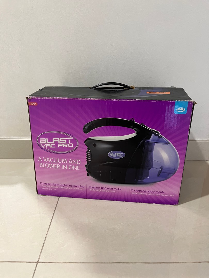 JML Blast Vac Pro Vacuum cleaner, TV & Home Appliances, Vacuum Cleaner ...