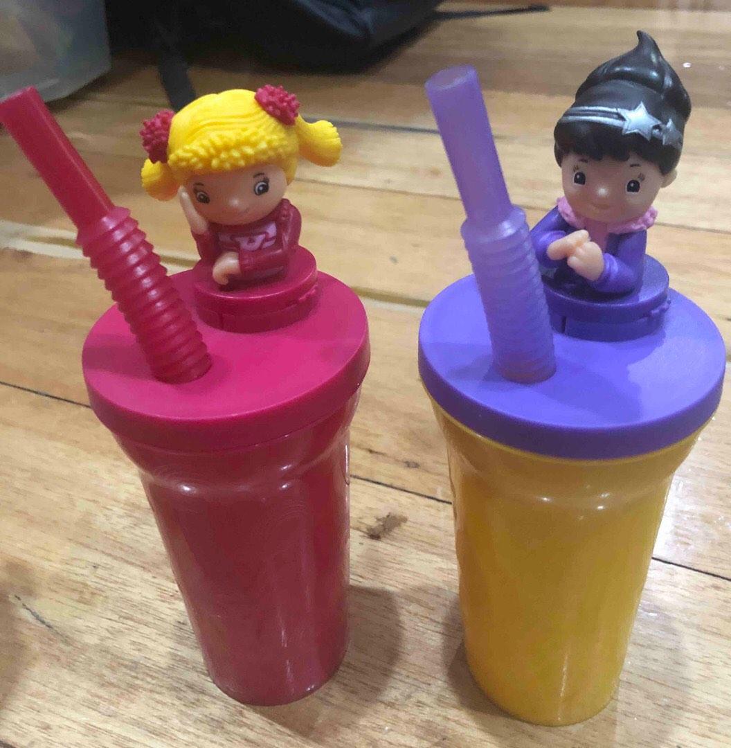 Jollibee Characters Collectible Straw water bottles, Furniture & Home ...