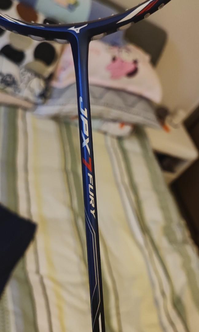 jpx 7 fury mizuno badminton racket, Sports Equipment, Sports & Games ...