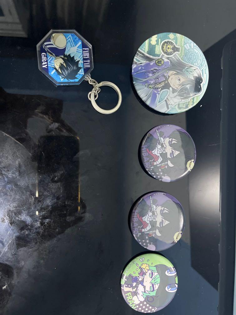 Katekyo Hitman Reborn badges, Fairy Tail Keychain, Hobbies & Toys ...