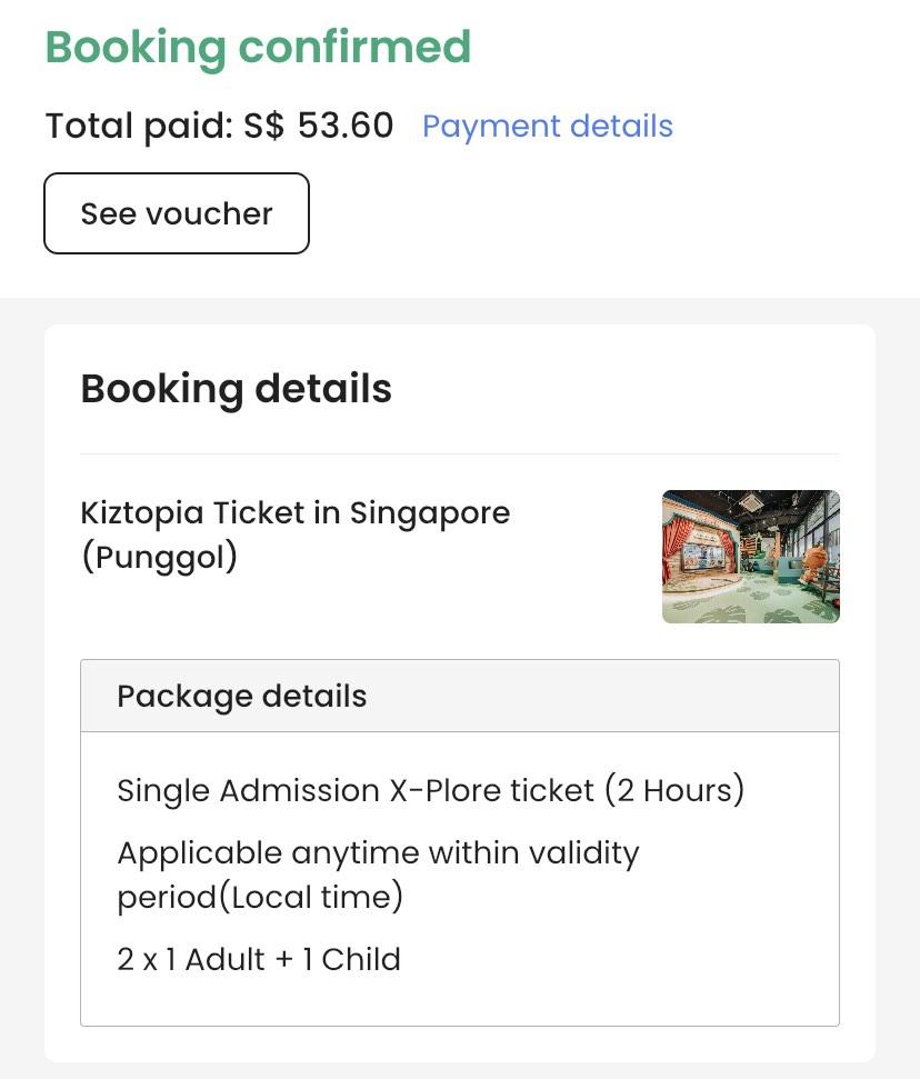 (KLOOK) Kiztopia E-ticket in singapore (punggol), Tickets & Vouchers, Event Tickets on Carousell