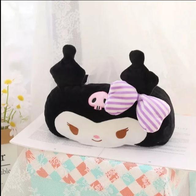 Kuromi Plush Tissue Box Holder, Furniture & Home Living, Home Decor ...