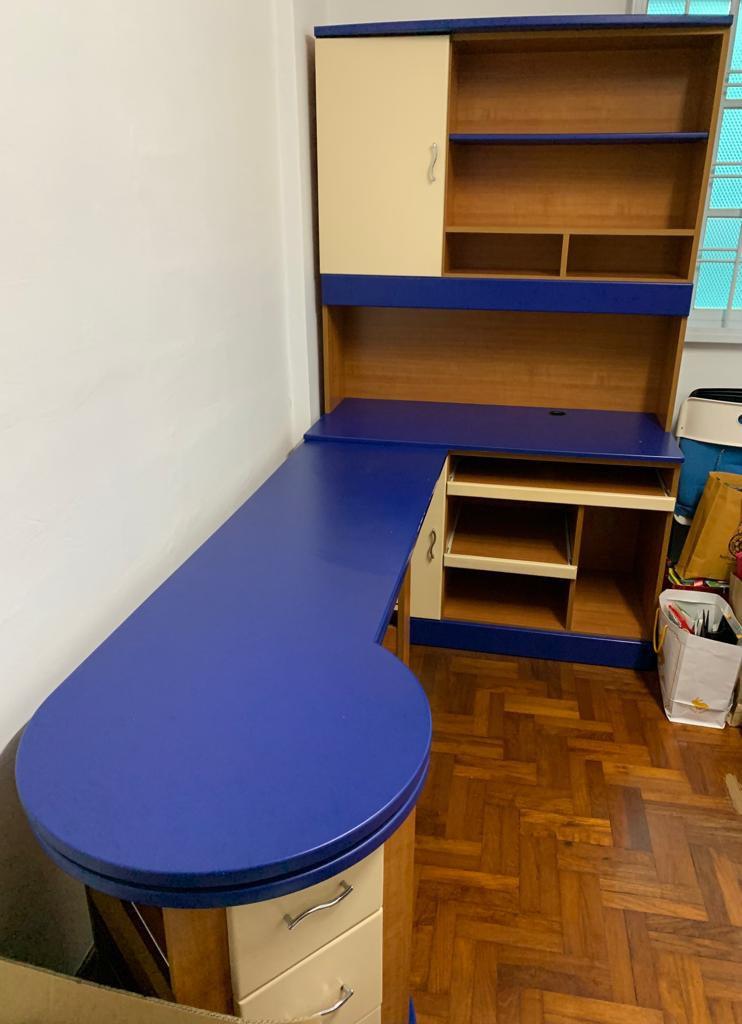 L shape study table, Furniture & Home Living, Furniture, Tables & Sets ...