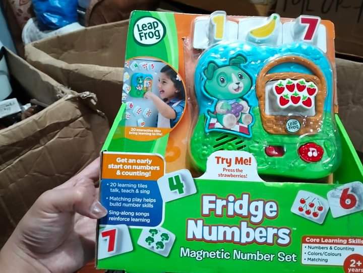 Leapfrog Fridge Numbers, Babies & Kids, Infant Playtime on Carousell