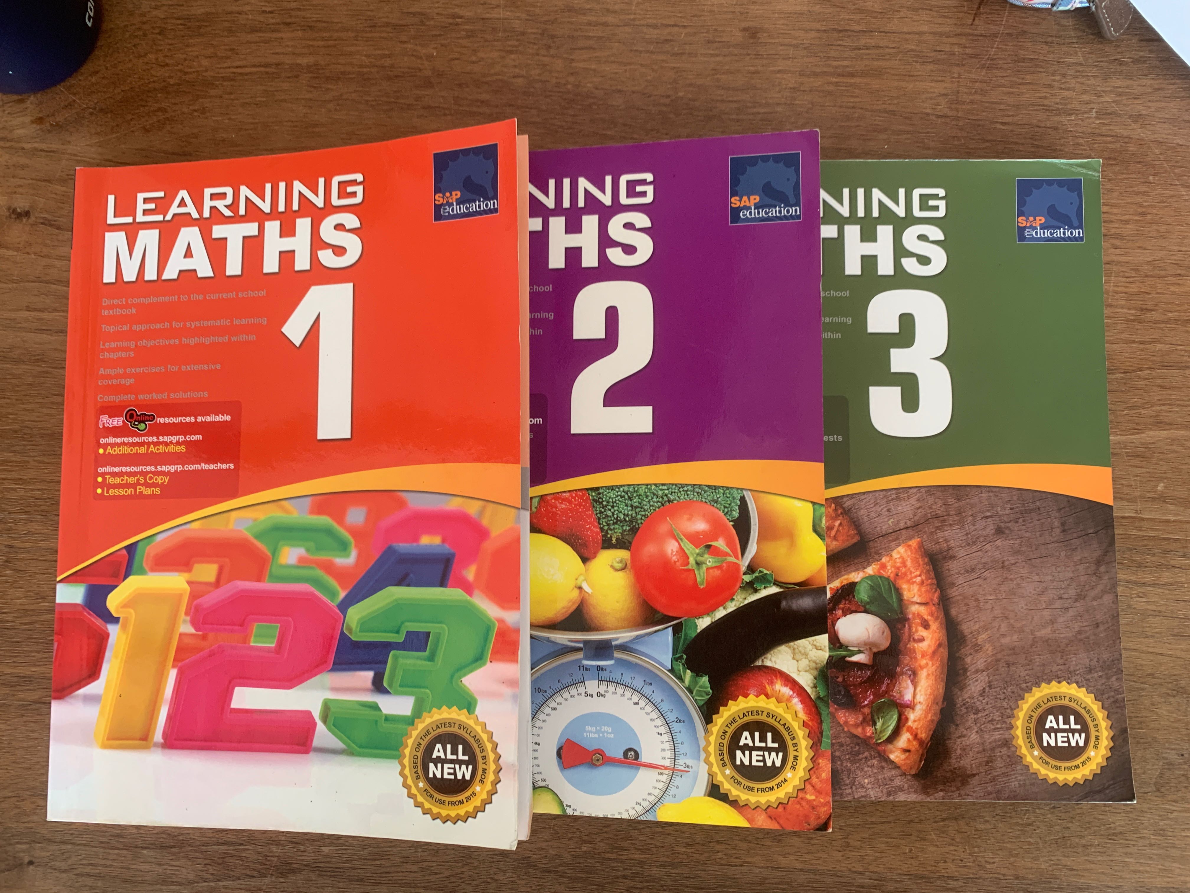 Learning maths 1. 2 . and 3 sap education, 興趣及遊戲, 書本 & 文具, 書本及雜誌 - 補充練習 ...
