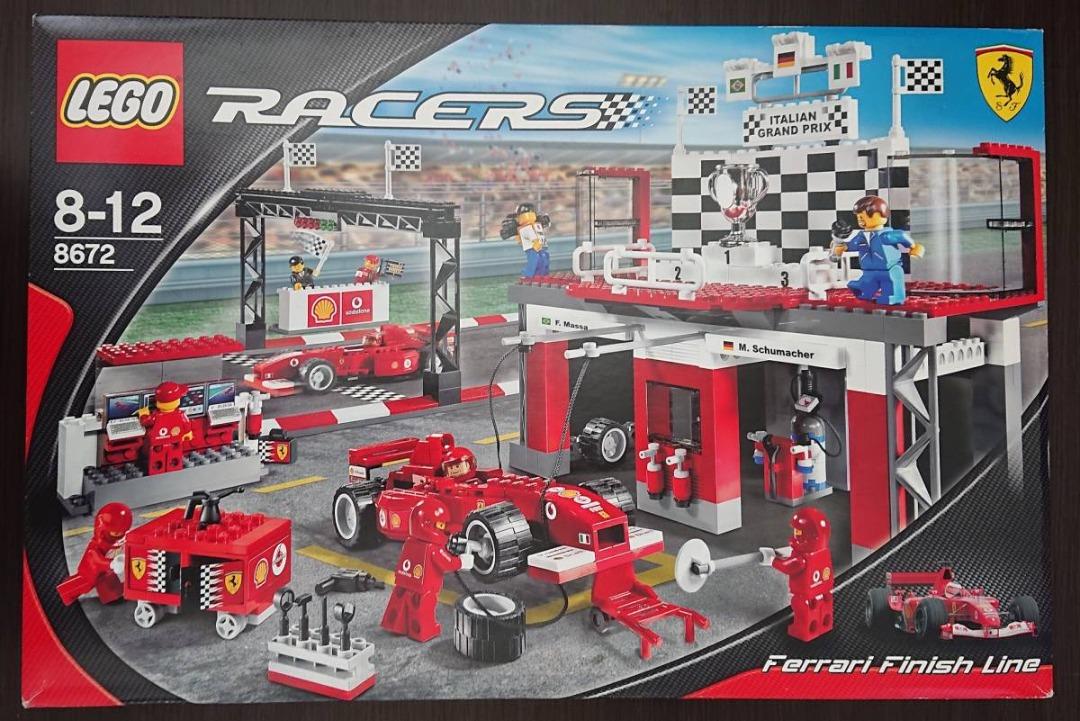 LEGO 8672 Racer Ferrari F1 Finish Line, 興趣及遊戲, 玩具 & 遊戲類 - Carousell