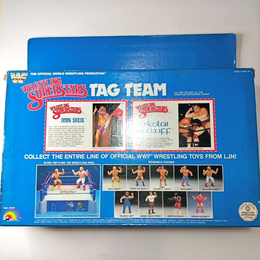 LJN WWF Wrestling Superstars Tag Team Champions The Iron Sheik ...