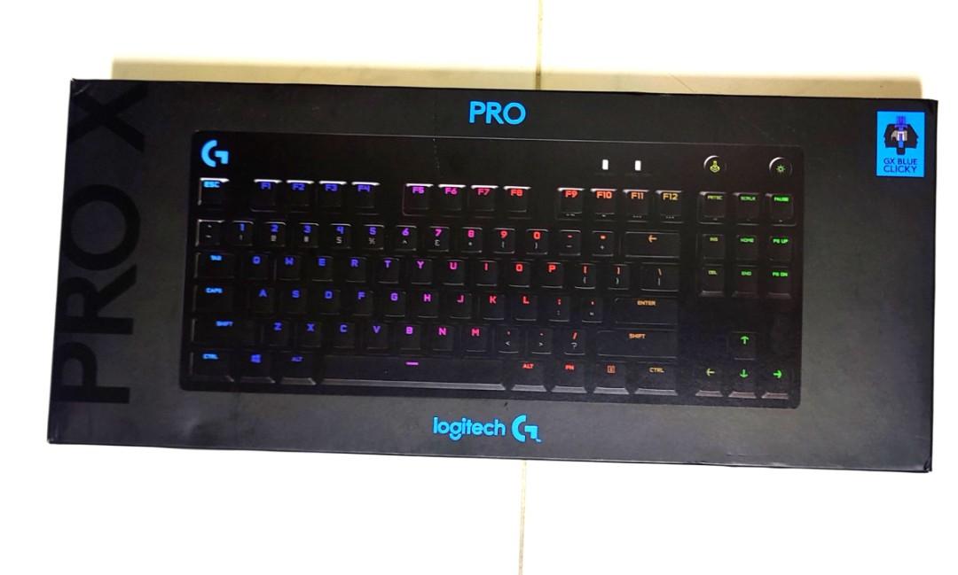 Logitech Pro X Gaming Keyboard - Blue Switches, Computers & Tech, Parts ...