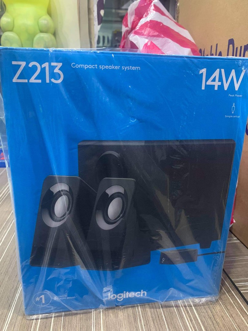 BRANDNEW LOGITECH Z213 SPEAKER, Audio, Other Audio Equipment on Carousell