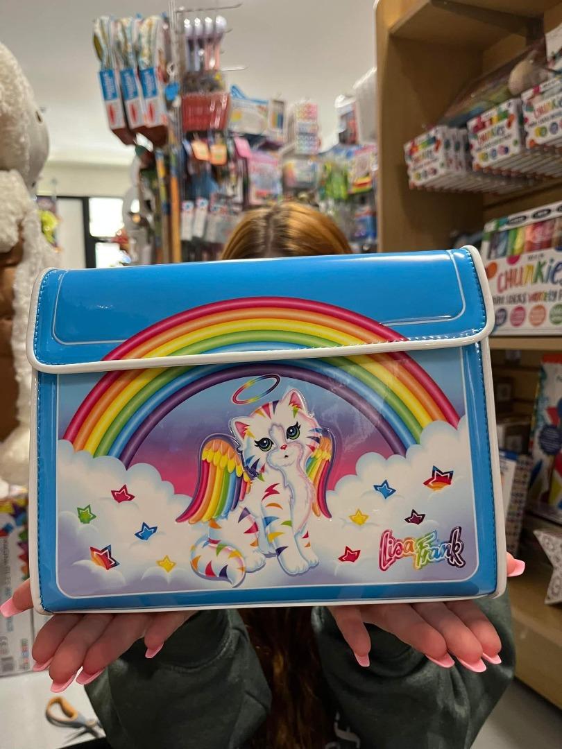 Loungefly x Lisa Frank Angel Kitty Crossbody Bag / Markie Reflection ...