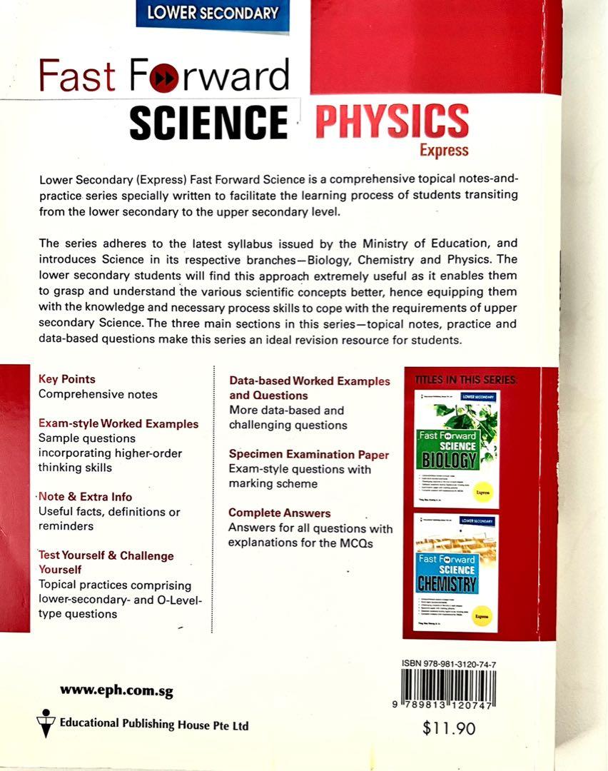 Lower Sec Fast Forward Science Physics, Hobbies & Toys, Books ...