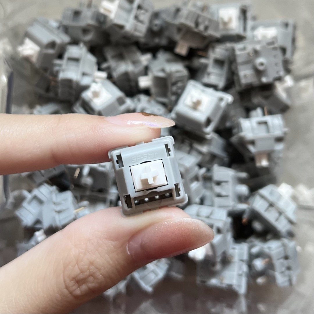 lubed sp star meteor white switches (x70), Computers & Tech, Parts ...