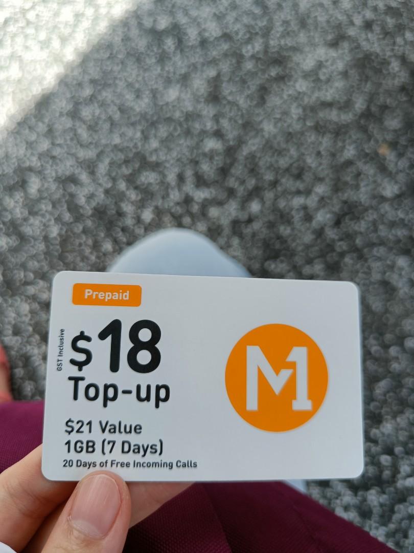 M1 top up card, Mobile Phones & Gadgets, Mobile & Gadget Accessories ...