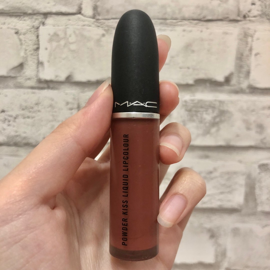 Mac Powder Kiss Liquid Lipcolour - 997 Over The Taupe, Beauty ...