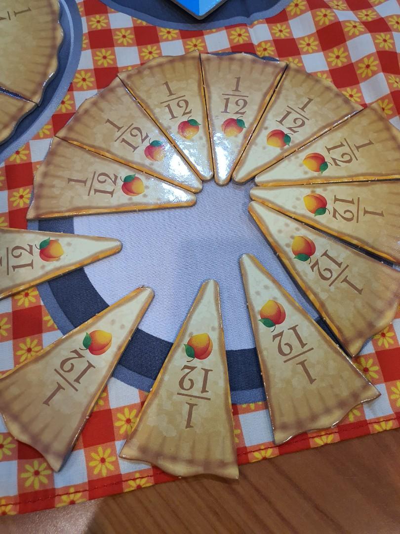 Make a Pie! A simple game of fractions, Hobbies & Toys, Toys & Games on ...