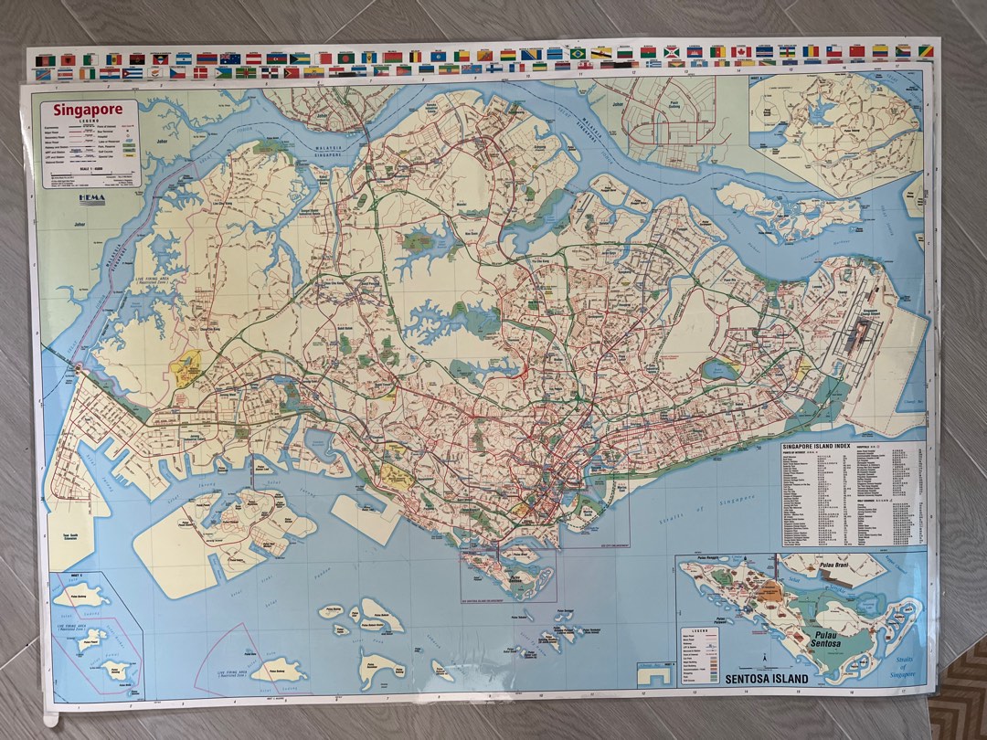 singapore world maps