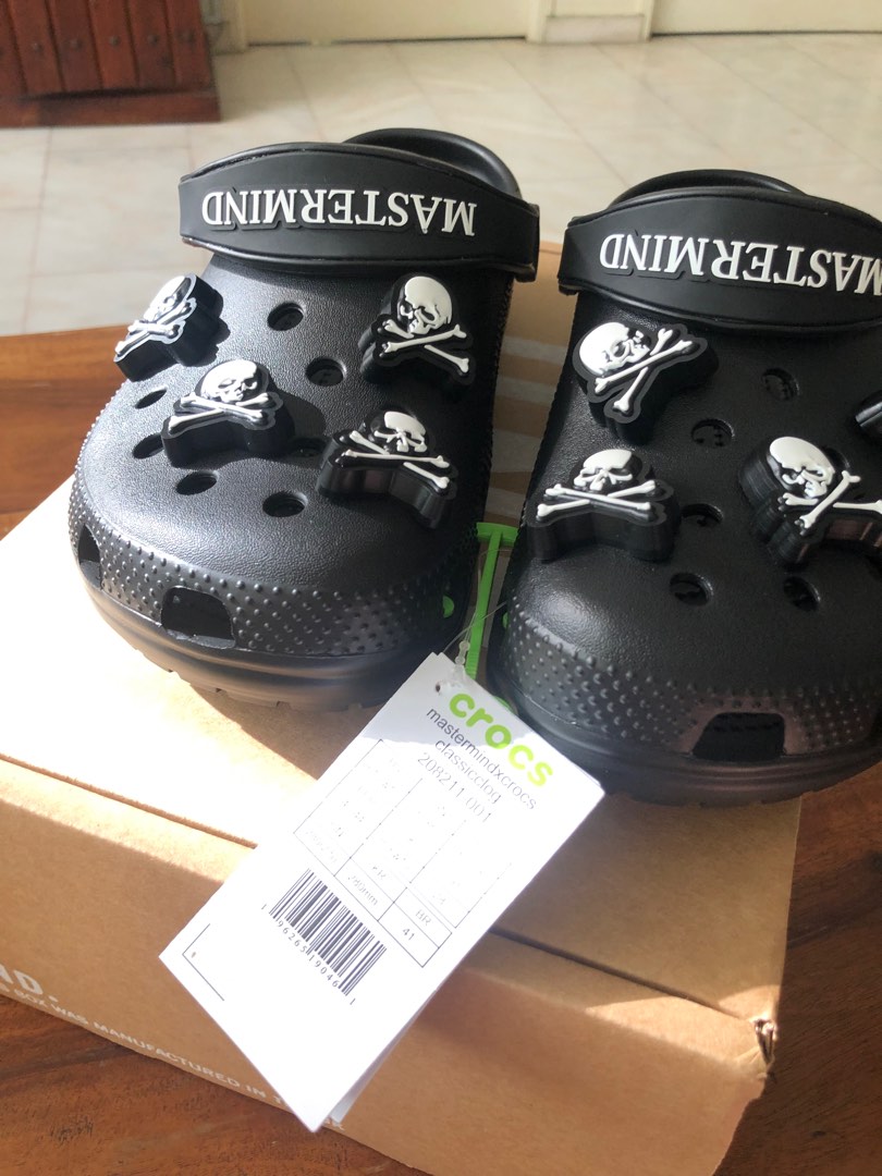 Mastermind Crocs, Men's Fashion, Footwear, Flipflops and Slides on ...