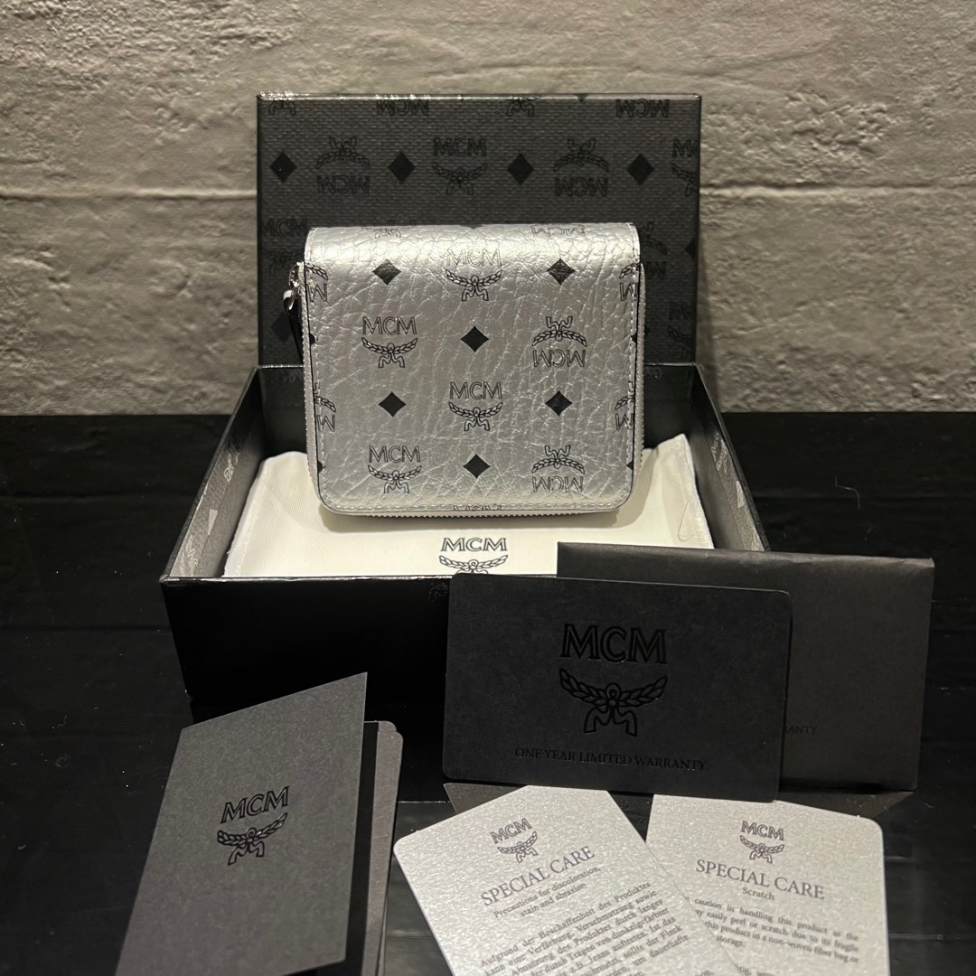 MCM Compact Wallet, Women's Fashion, Bags & Wallets, Wallets & Card ...