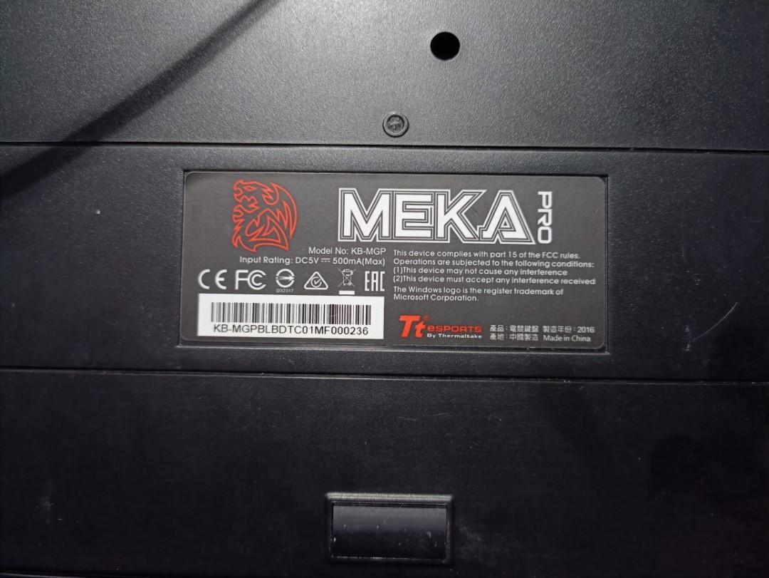 Meka Pro Gaming Keyboard KB-MGP, Computers & Tech, Parts & Accessories, Computer Keyboard on ...