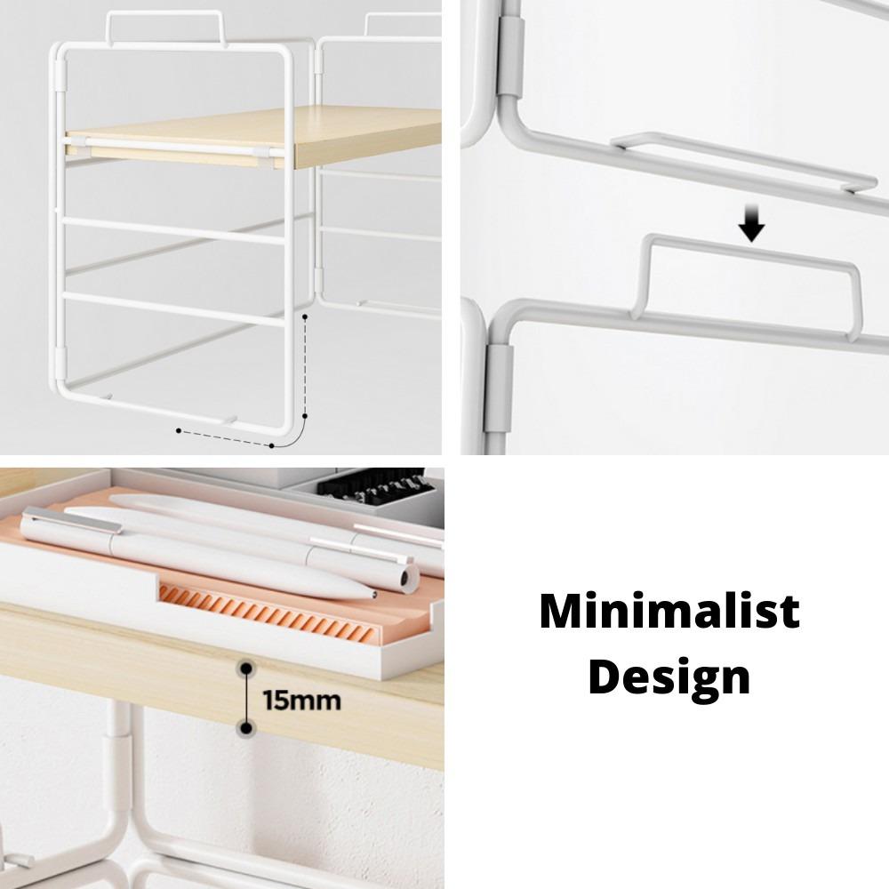 Metal Table Shelf Organiser/Organzier/Desk Shelf/Desktop Shelving/Table ...